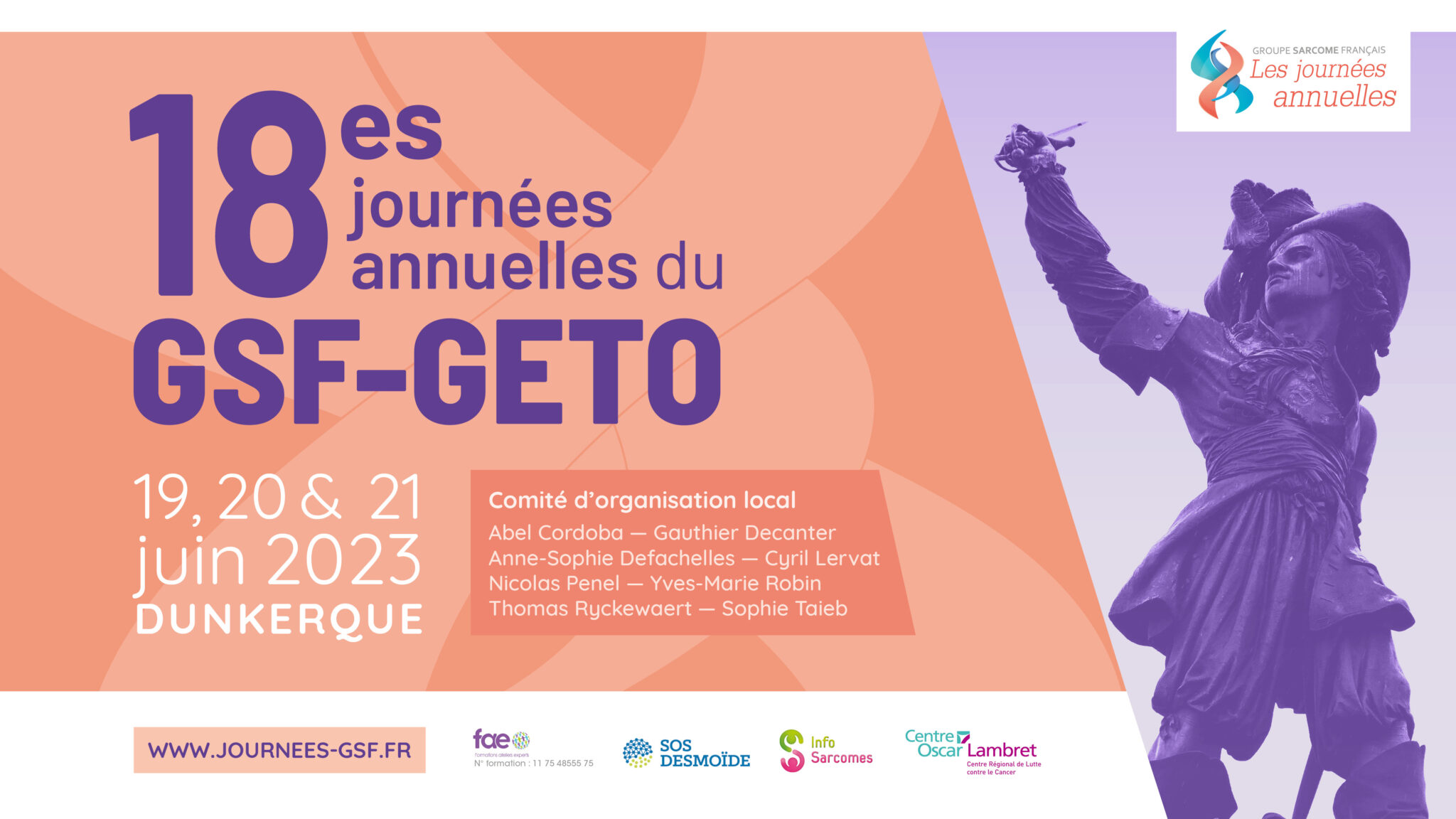 18ème Journées Annuelles du GSF-GETO - ONCO Hauts de France